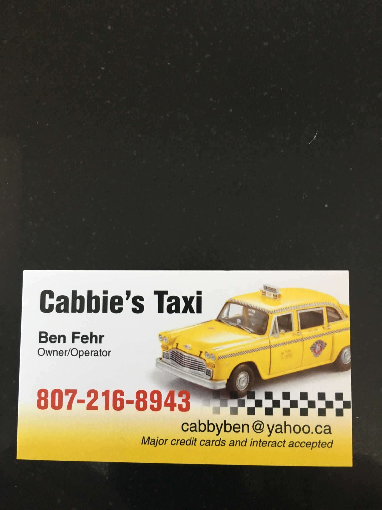 Cabbie's Taxi - Opening Hours - 21 Schmidt Crescent, Dryden, ON