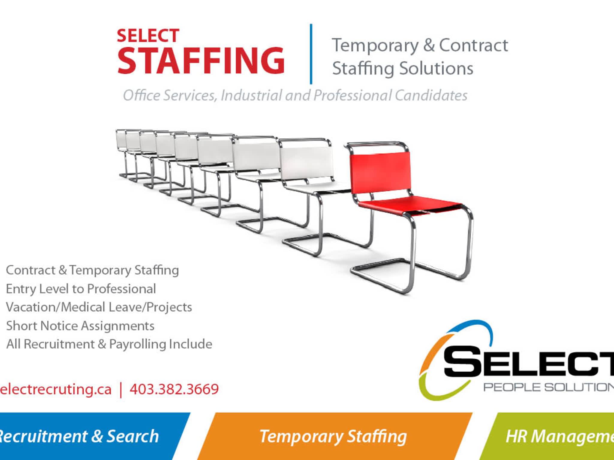 Select People Solutions - Lethbridge, AB - 236-200 4 Ave S | Canpages