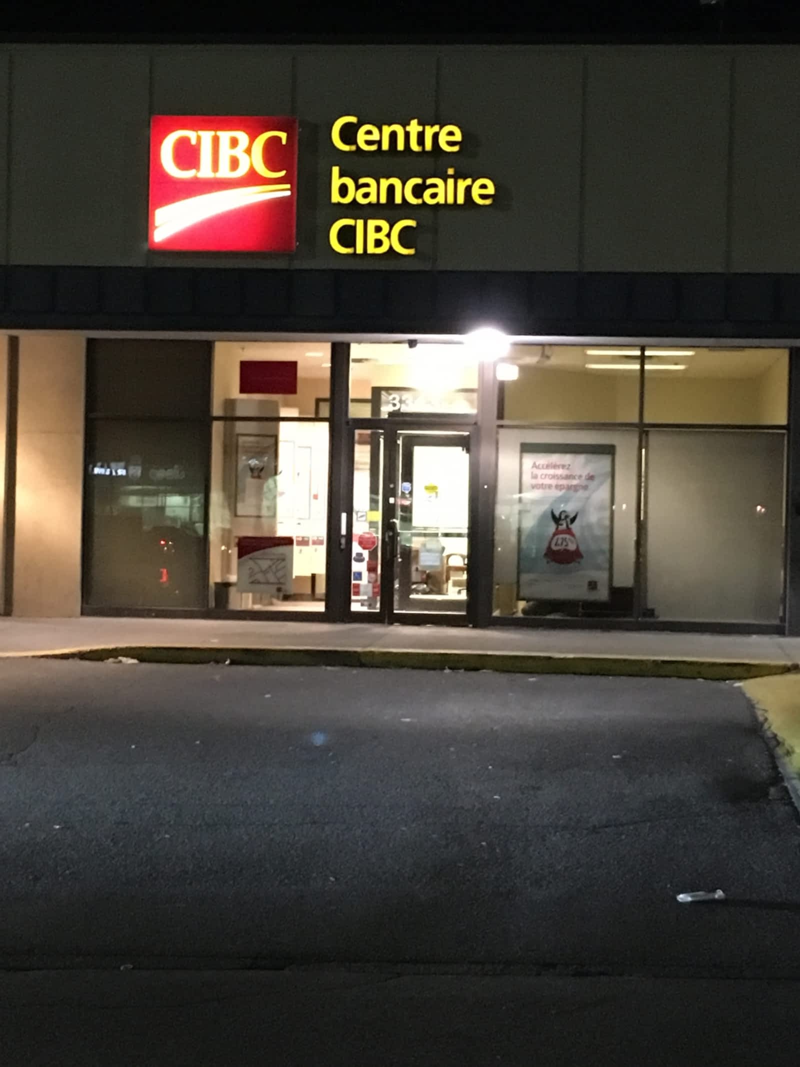Centre bancaire CIBC avec guichet automatique - Horaire d'ouverture ...