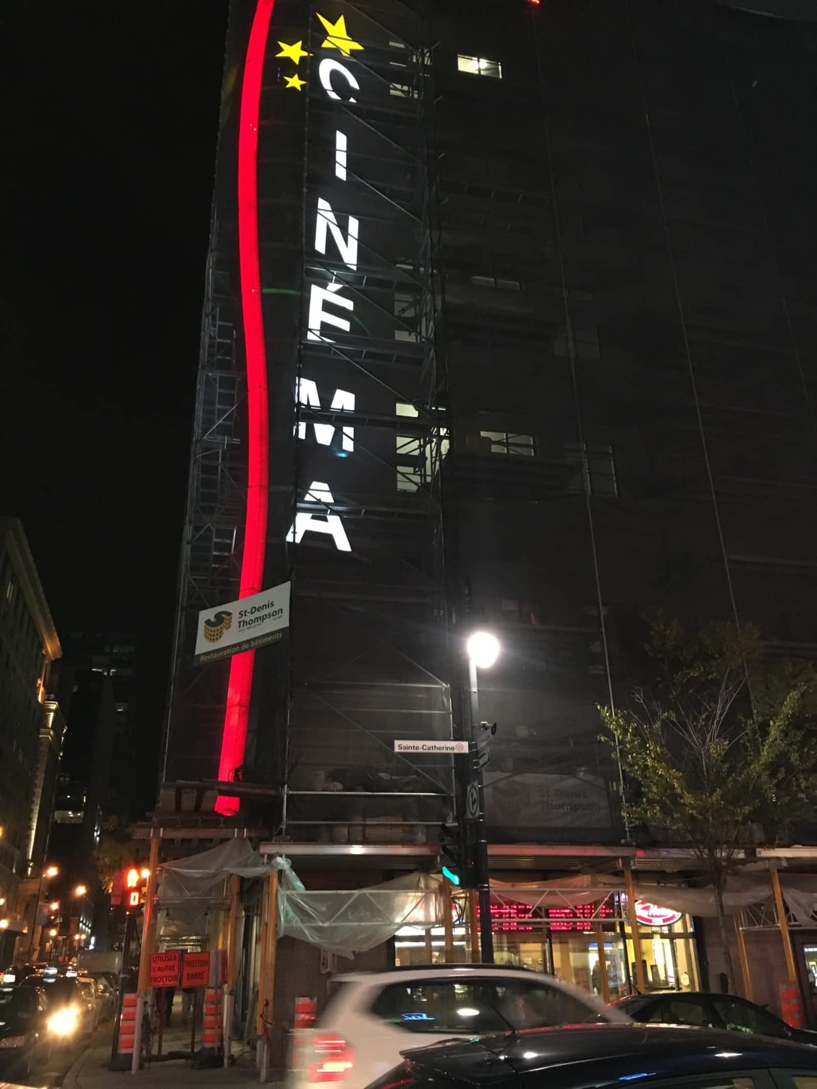 Cinéma Banque Scotia - Horaire d'ouverture - 977, rue Sainte-Catherine ...