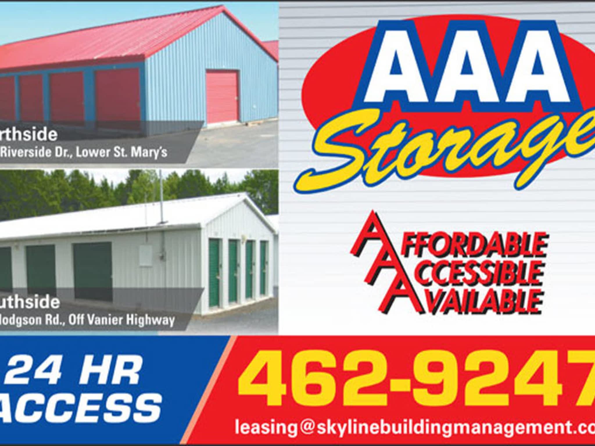 AAA Self Storage - Fredericton, NB - 1073 Riverside Dr | Canpages