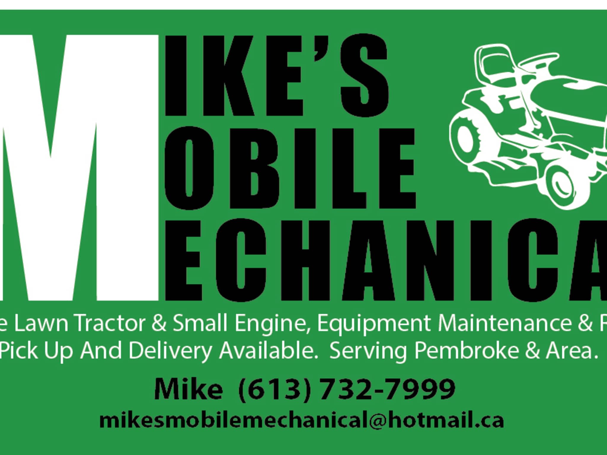 Mike's Mobile Mechanical & Small Engine Repair - Pembroke, ON - RR7 ...