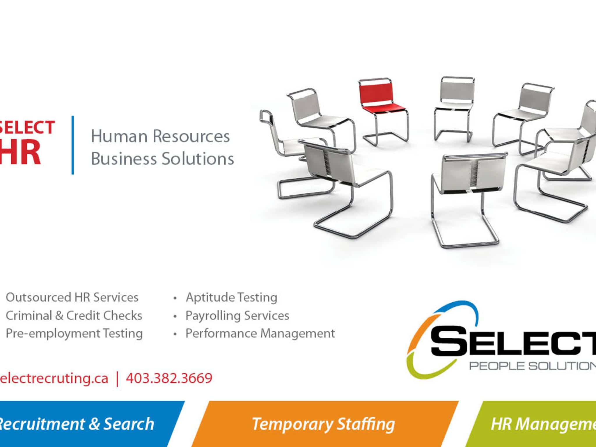Select People Solutions - Lethbridge, AB - 236-200 4 Ave S | Canpages