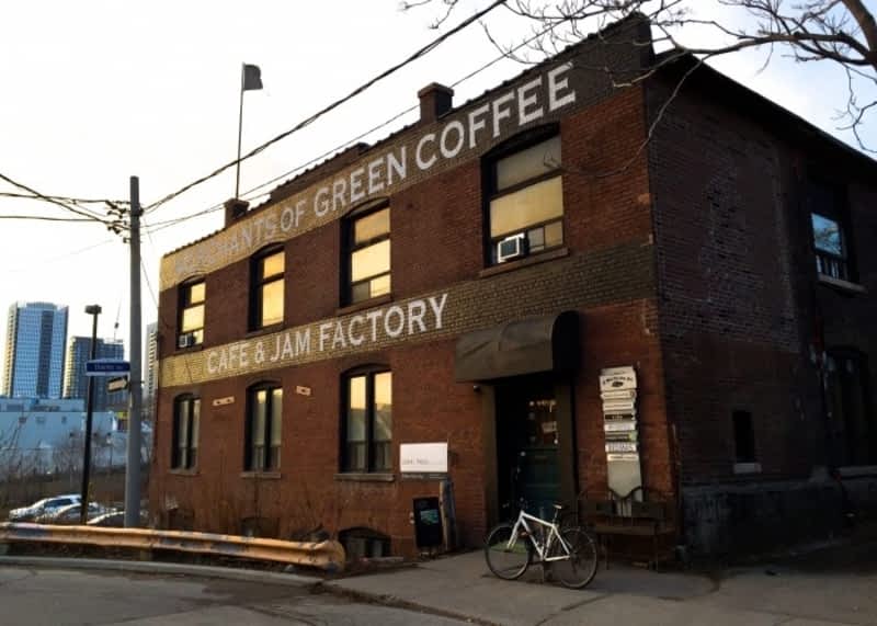 Green merchant coffee store