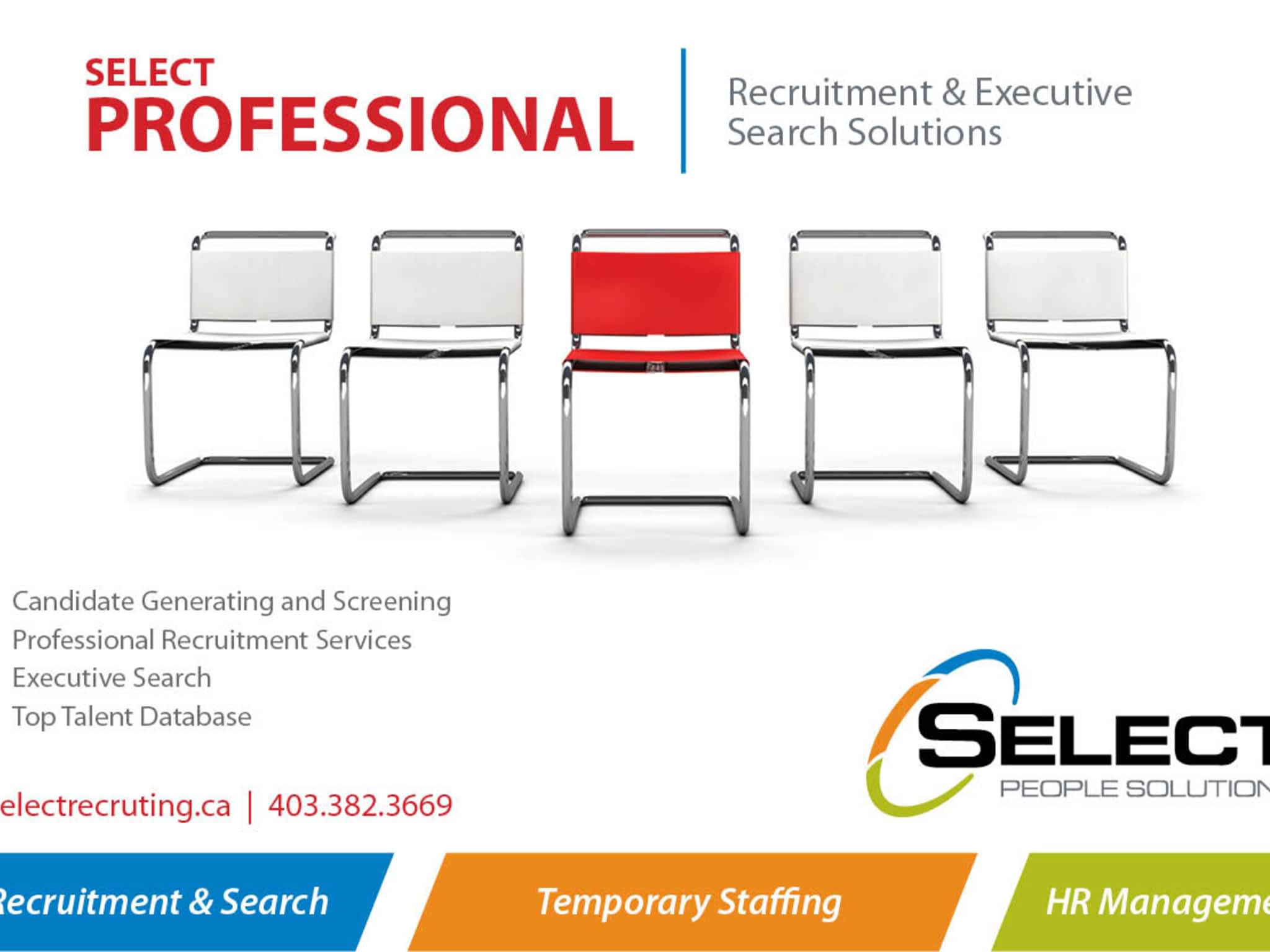 Select People Solutions - Lethbridge, AB - 236-200 4 Ave S | Canpages