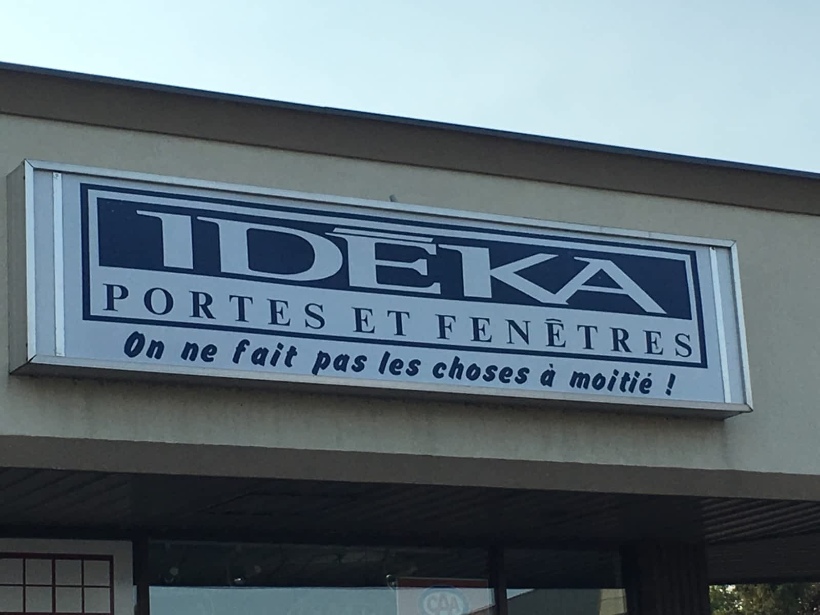 IDEKA Portes & Fenêtres - Horaire d'ouverture - 5840, boul Taschereau ...