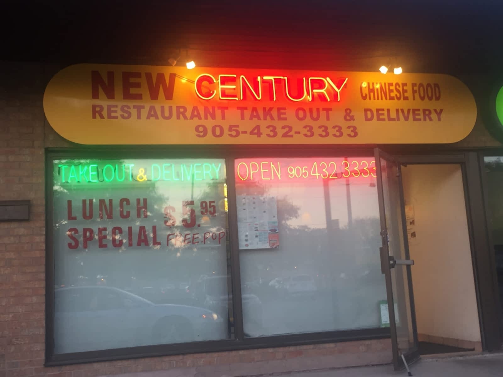 New Century Chinese Food Resta - Menu, Hours & Prices - 5-1051 SimcOe ...