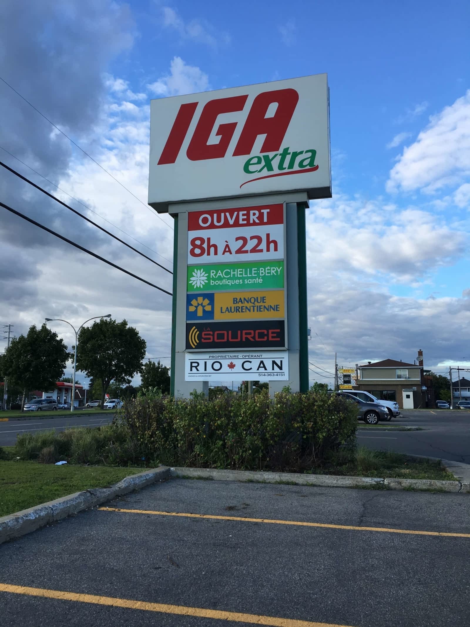 IGA Extra - Horaire d'ouverture - 975 Boul Taschereau, La Prairie, QC