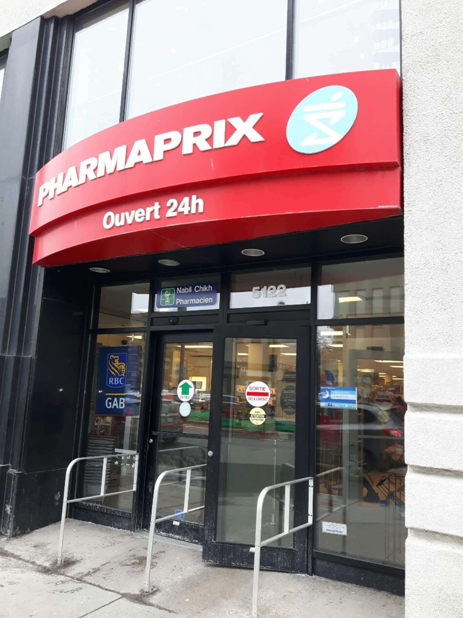 Pharmaprix - Opening Hours - 5122, ch de la Côte-des-Neiges, Montréal, QC