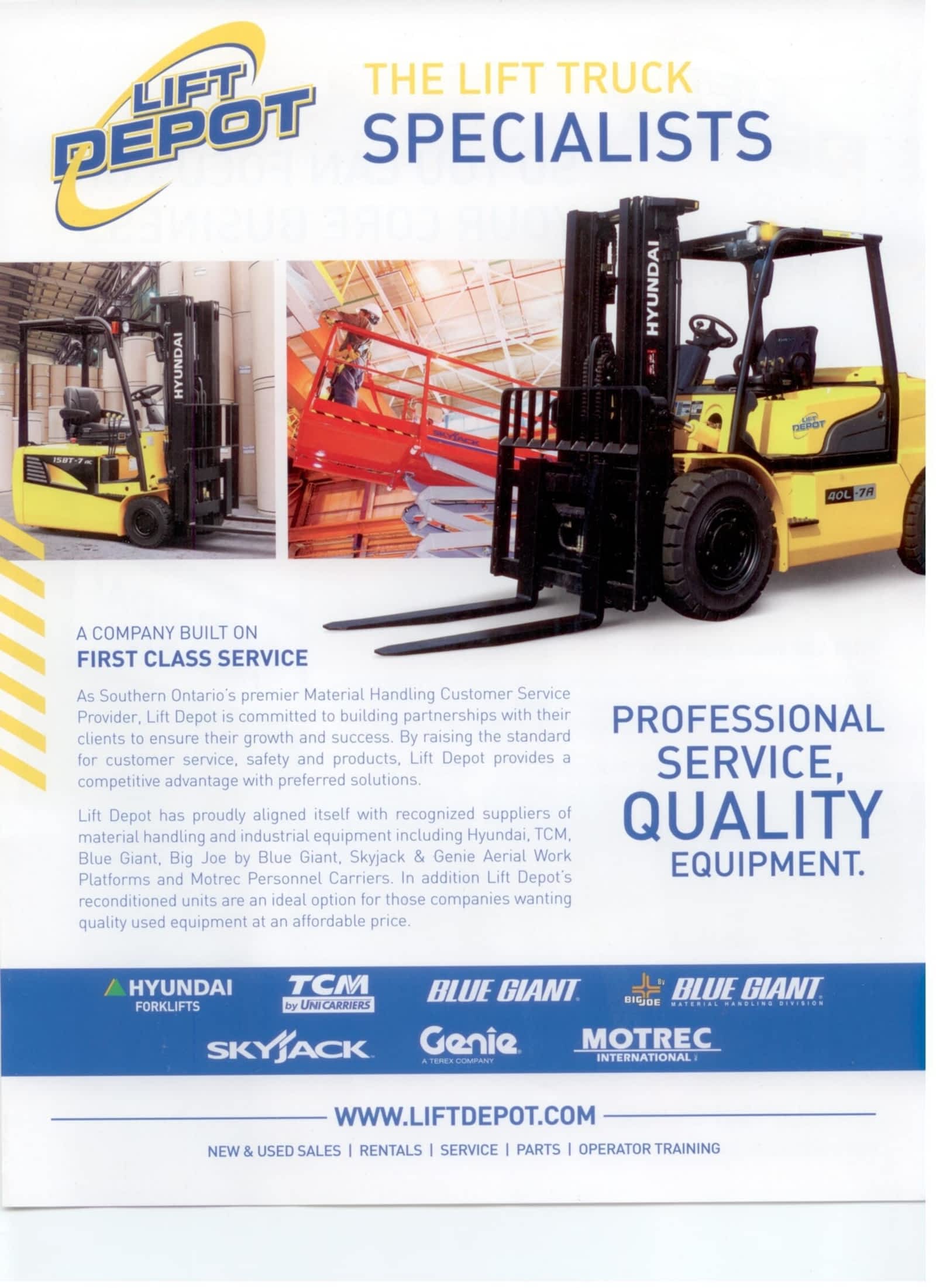 Blue Giant Fork Lift