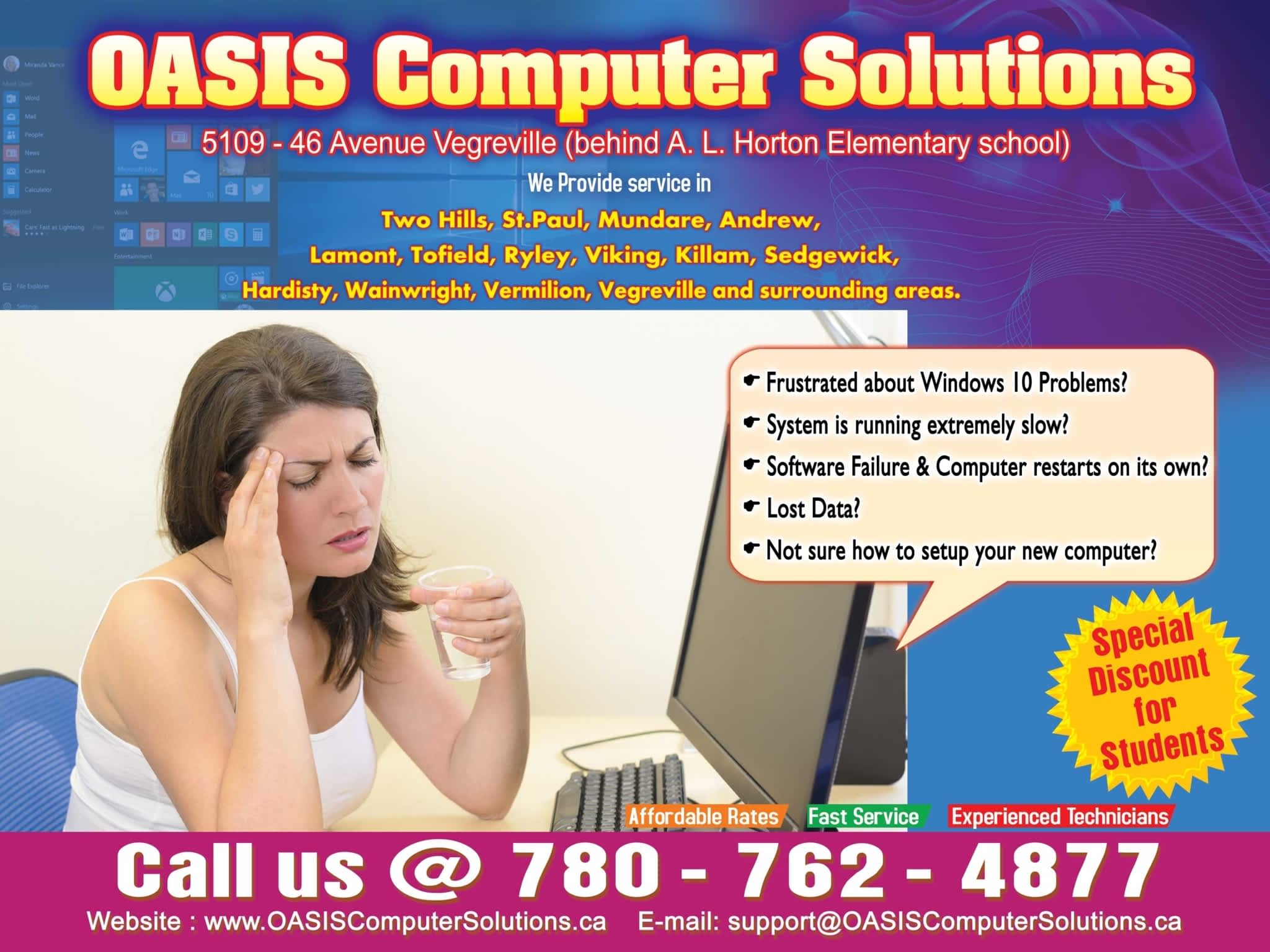 OASIS Computer Solutions. - Wainwright, AB - 1006 4 Avenue | Canpages